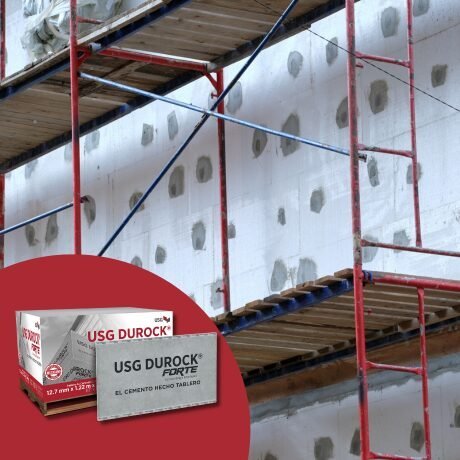 Durock Forte 1.22 x 2.44 m | Paneles y Plafones MG