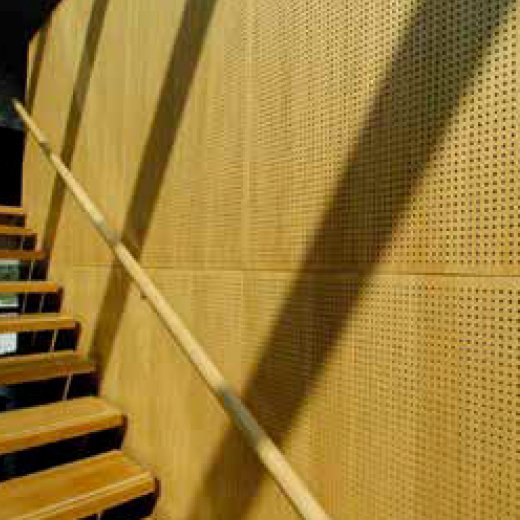 Muro de Madera acabado Madera Perforado / M2 | Paneles y Plafones MG