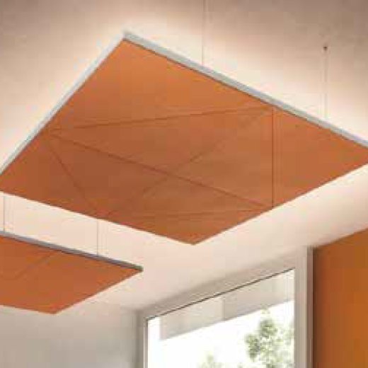 Plafón acústico PET ISLA CUALQUIER FORMA 1.22 x 1.22 Mts | Paneles y ...