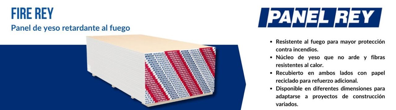 Fire Rey Panel Rey 1.22 x 2.44 M | Paneles y Plafones MG
