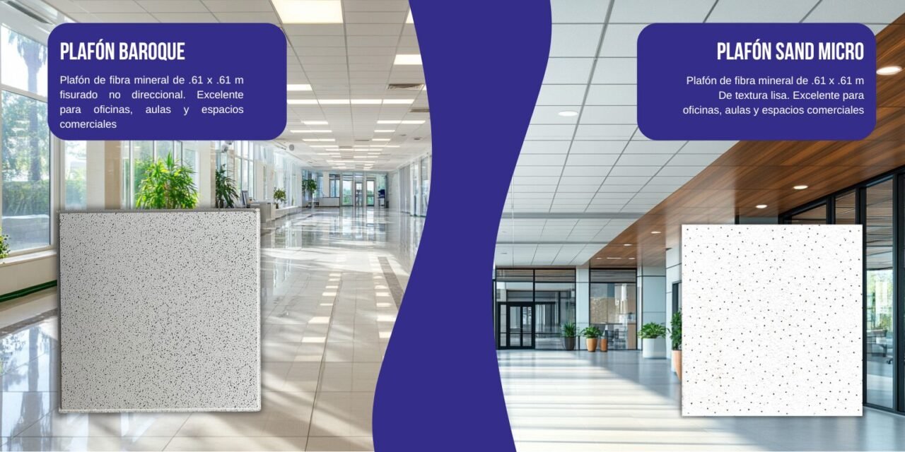 Plafones Acústicos: Duracielos, CertainTeed y Rockfon